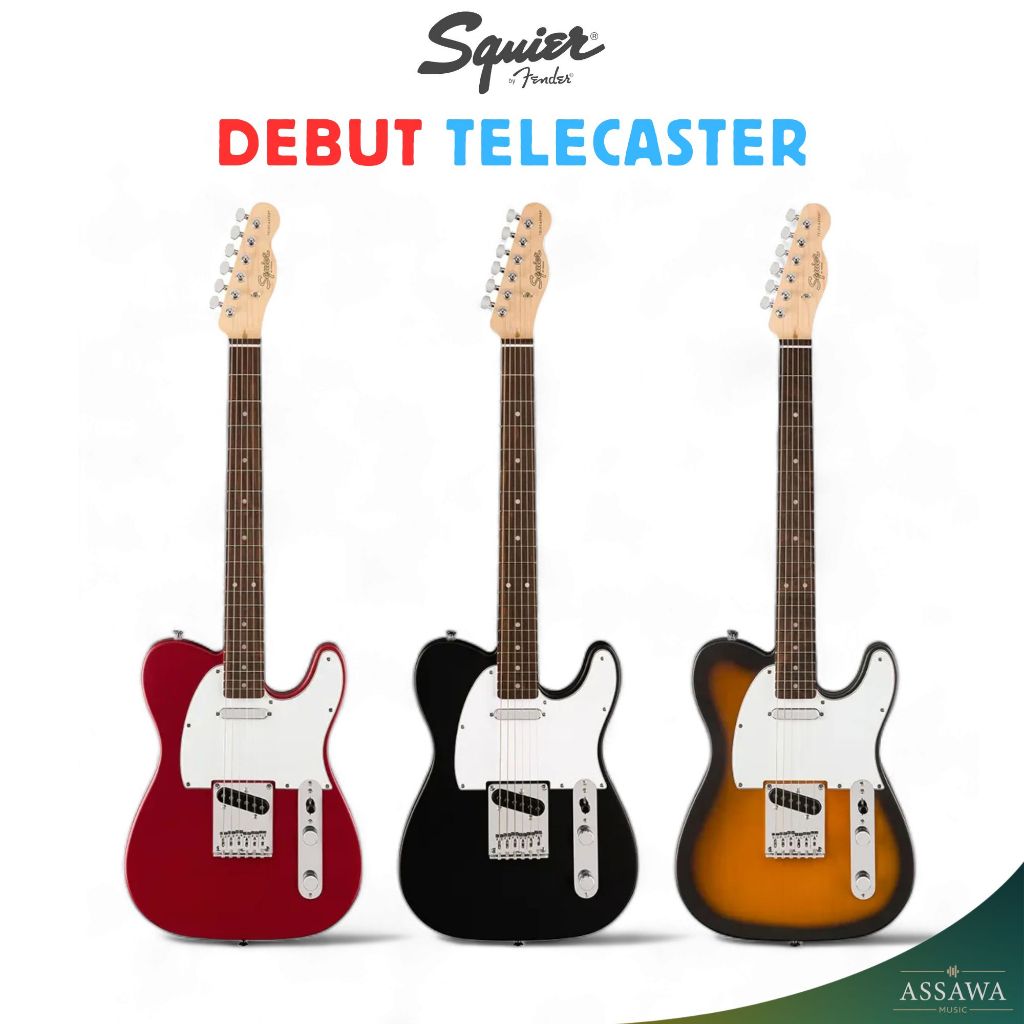 Squier Debut Telecaster Electric Guitar Tele AssawaMusic Electronic ...
