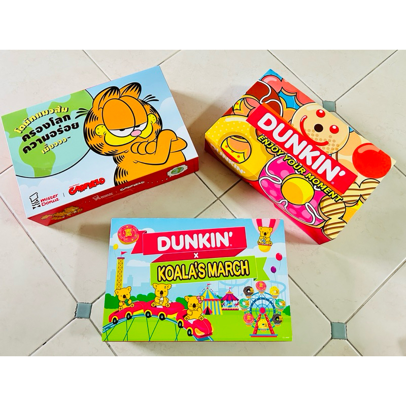 Mister Donut Dunkin'dutnut Box Garfield Popmart (Empty Box) | Shopee ...