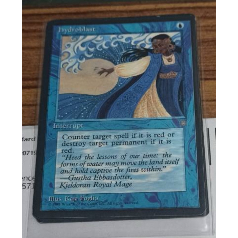 MTG Card Hydroblast Blue Magic the gathering EDH Model Ice Age ...