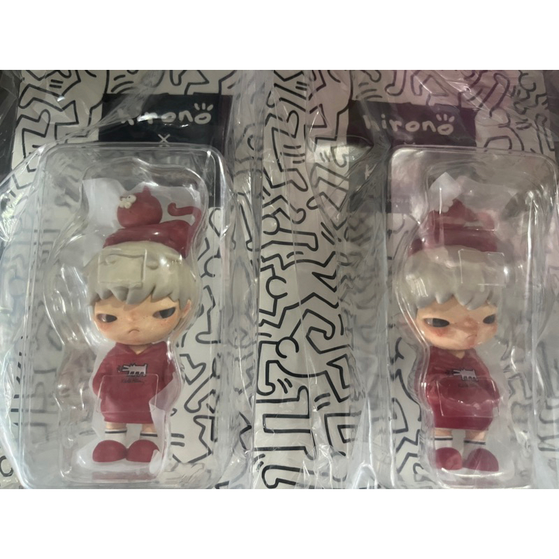 Hirono x Keith Haring Figure(Red Cat) | Shopee Singapore