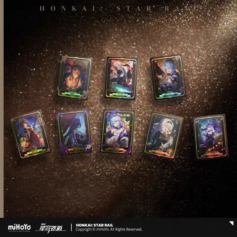 Official Authentic 8 Cards Penacony Honkai star rail Mihoyo Card Set ...