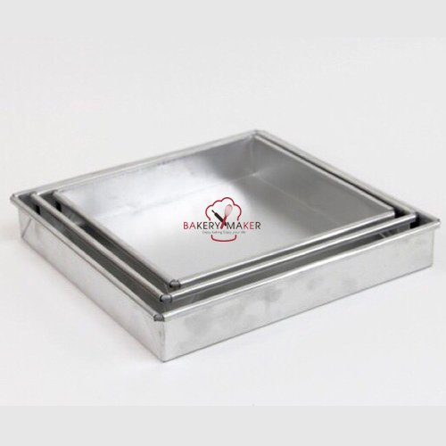 Aluminum Baking Tray Straight Edge Available In 7 Sizes 1.5 Inches/6x6 ...