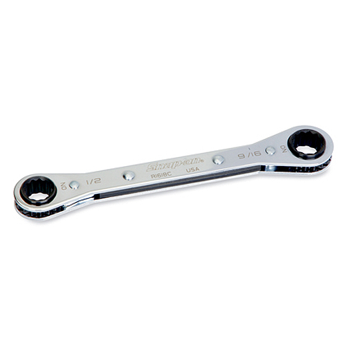 SNAP-ON NO.R810C Wrench Ratcheting Box Standard Length 0 ̊Offset 1/4"-5 ...