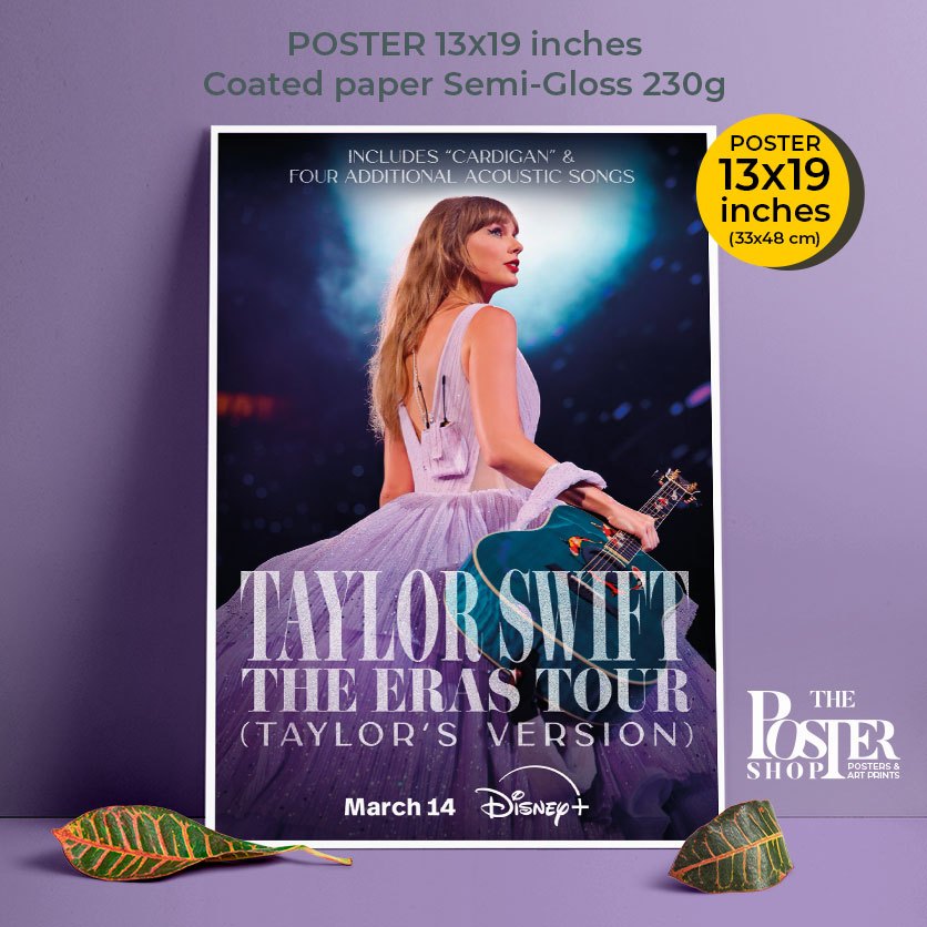 Poster Taylor Swift-Set 4 13x19 Inch THE ERAS TOUR | Shopee Singapore