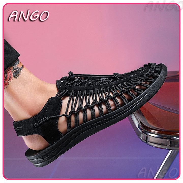 ANGO 【Stock Clearance-24 Hours Delivery】 Keeni Style Rope Braided Shoes ...