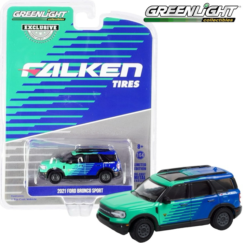 Greenlight Greenlightlight | 2021 Ford Bronco Sport FALKEN 1:64 Scale ...