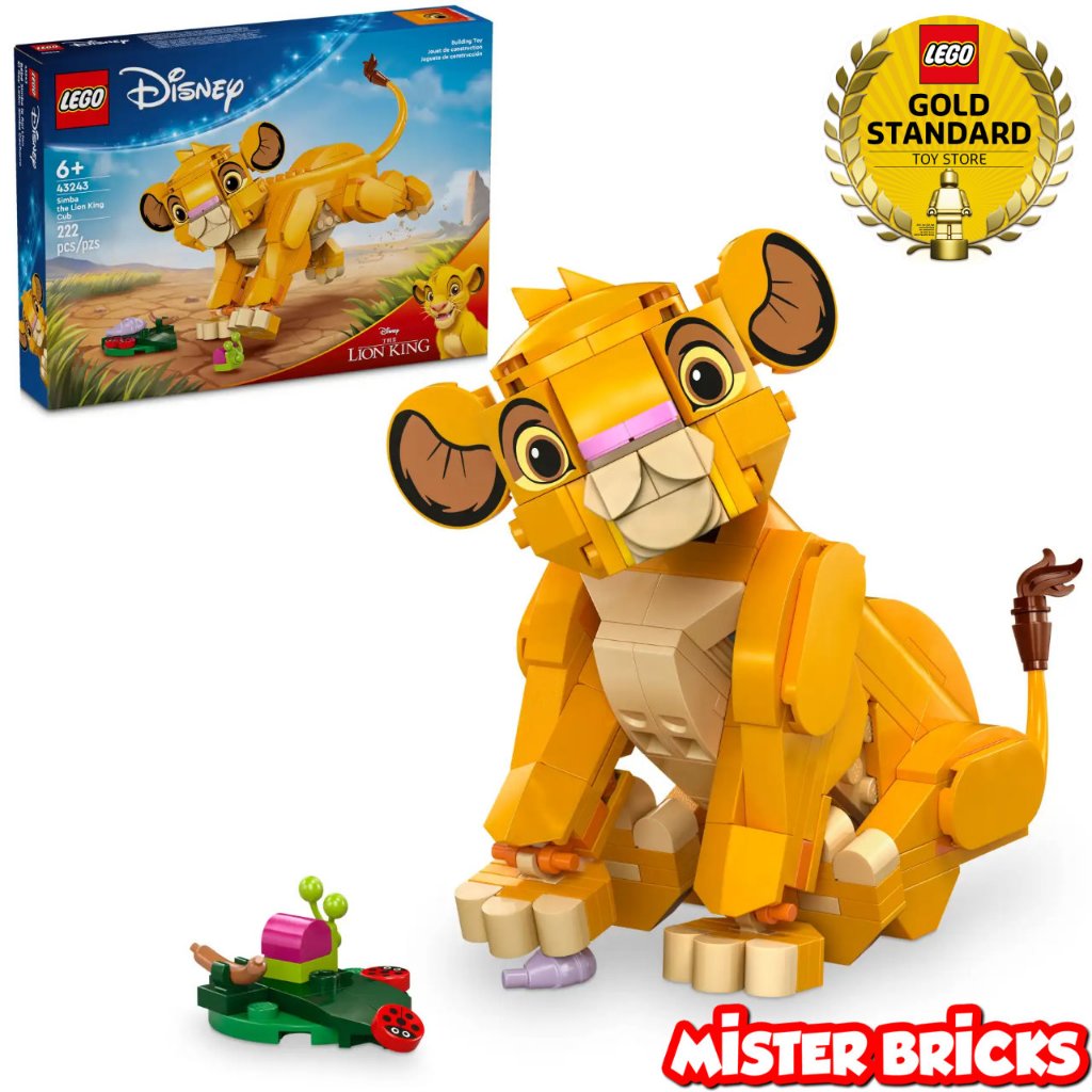 LEGO 43243 Simba the Lion King Cub Assembly From the 30th Anniversary ...