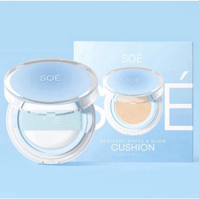 Cushion Soe'radiant White & Glow SPF 42 PA +++ Volume 15g | Shopee ...