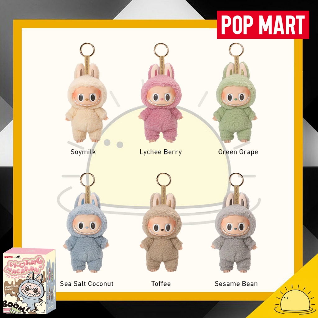 POP MART LABUBU THE MONSTERS-Tasty Macarons Vinyl Face Blind Box ...