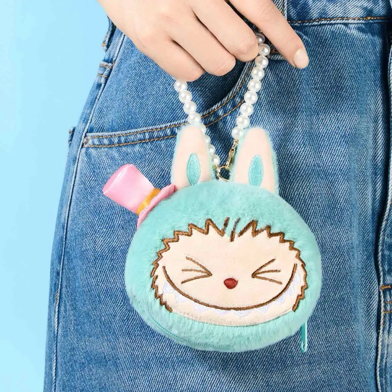 Keychain (Coin Pouch) THE MONSTERS Party Series-Reversible Plush Blind ...