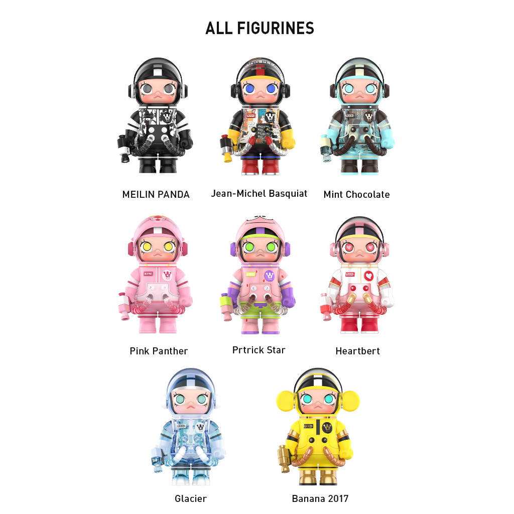 POPMART MEGA SPACE MOLLY 1 Action Figures v2 Random Box Model | Shopee ...