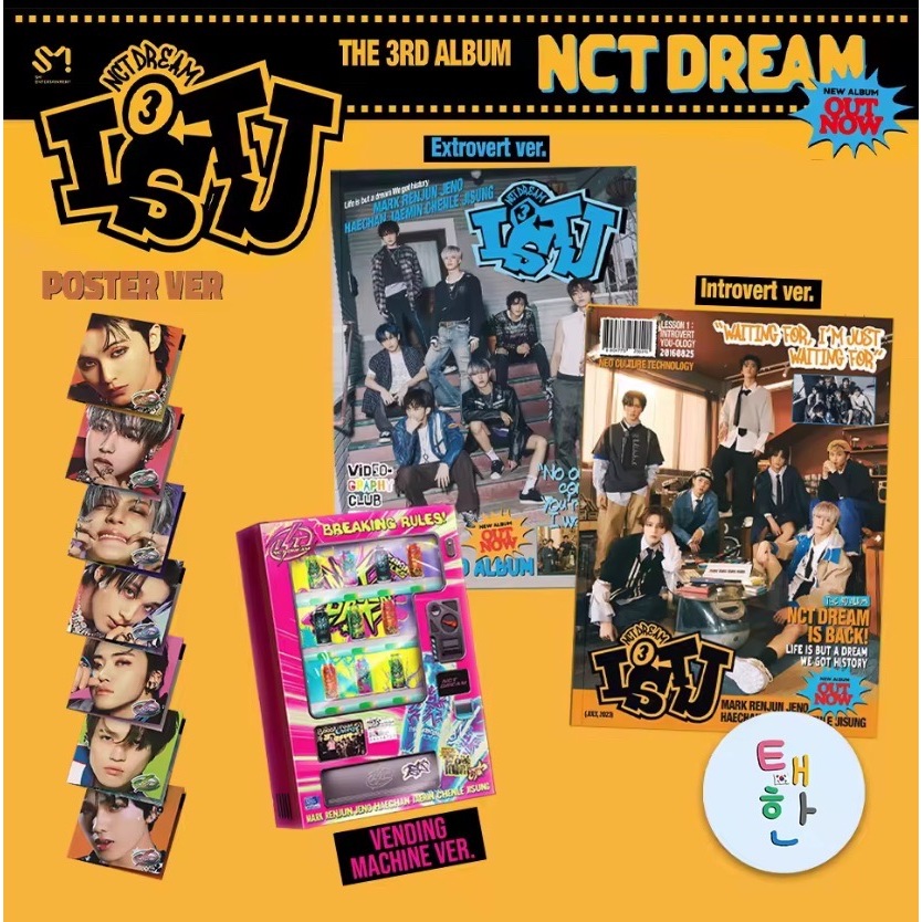 SHOPEE LIVE [NCT DREAM] The'istj' (3rd Album) (PHOTOBOOK/Vending ...