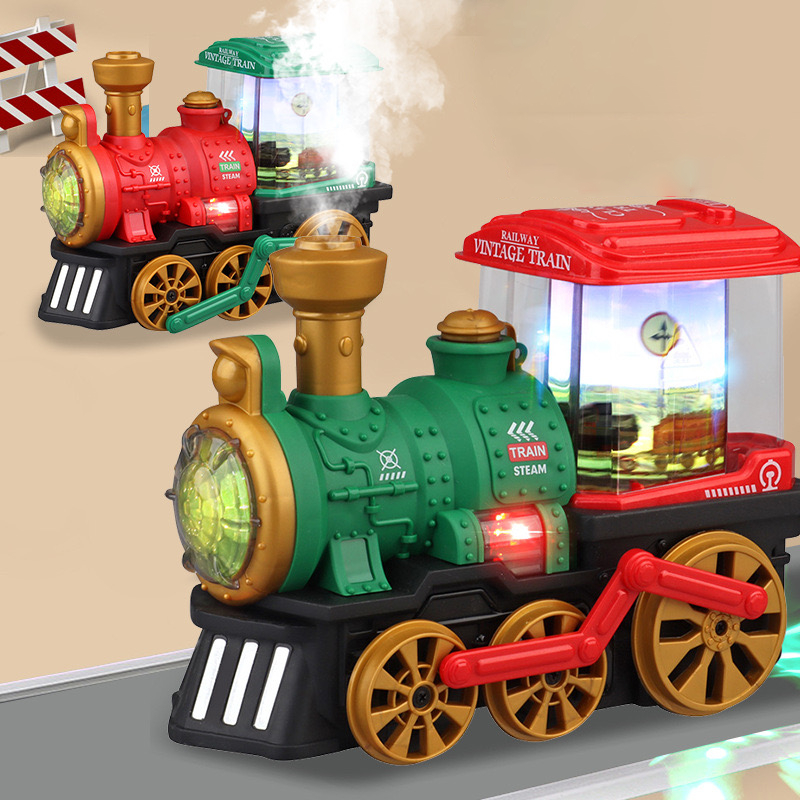 Children's Toys Rotating Thomas Train 360 Degrees There Is A Light And ...