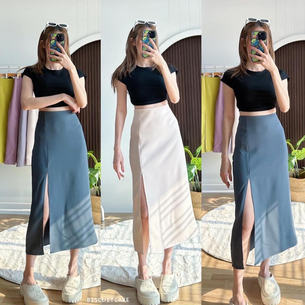 PICCY LONG SKIRT Comfortable Barbie High Cut SKIRT. | Shopee Singapore