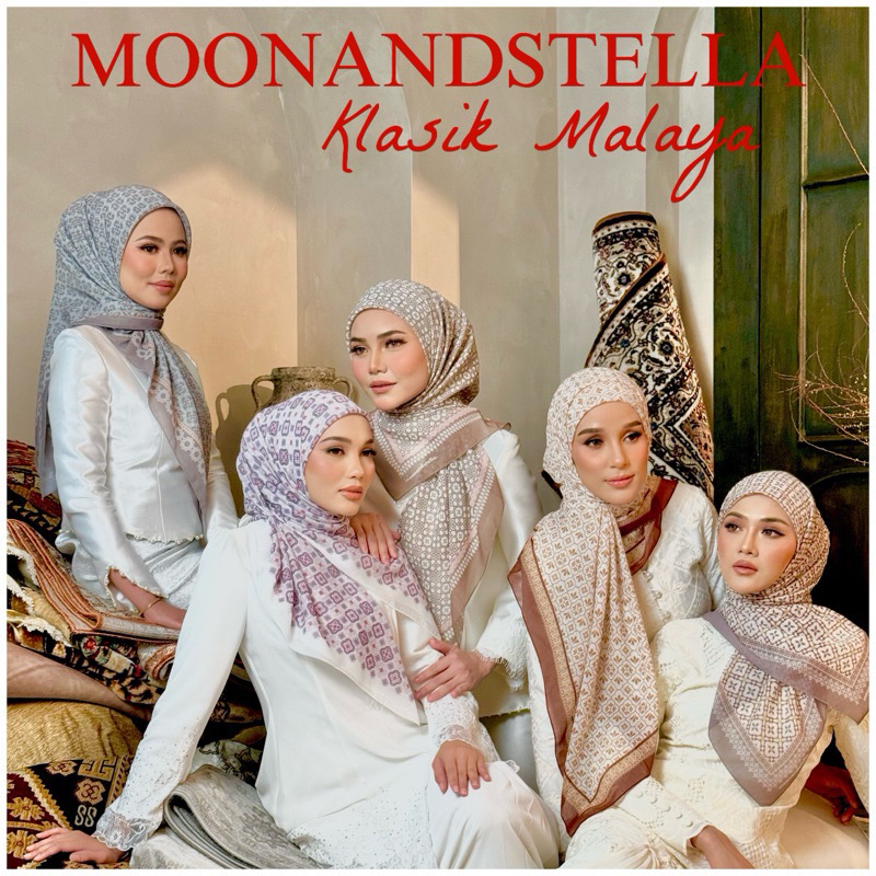 [New Collection Mn41-Mn52] Moonandstella Klasik Melayu Edition & Bae Chic Plain | Shopee Singapore