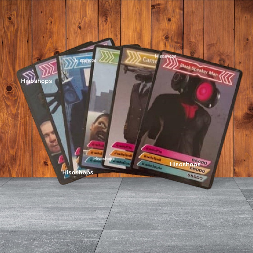 SKIBIDI TOILET Card Set Of 12 Cartoon Colorful Assorted Designs ...