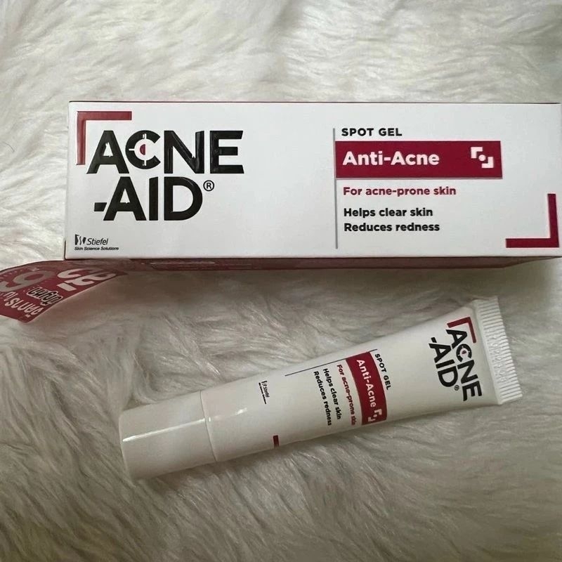 Acne aid Red Tube gel spot prone skin 10g. | Shopee Singapore