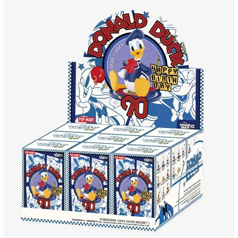 Popmart Donald Duck 90th Anniversary Authentic Genuine Real 1 | Shopee ...