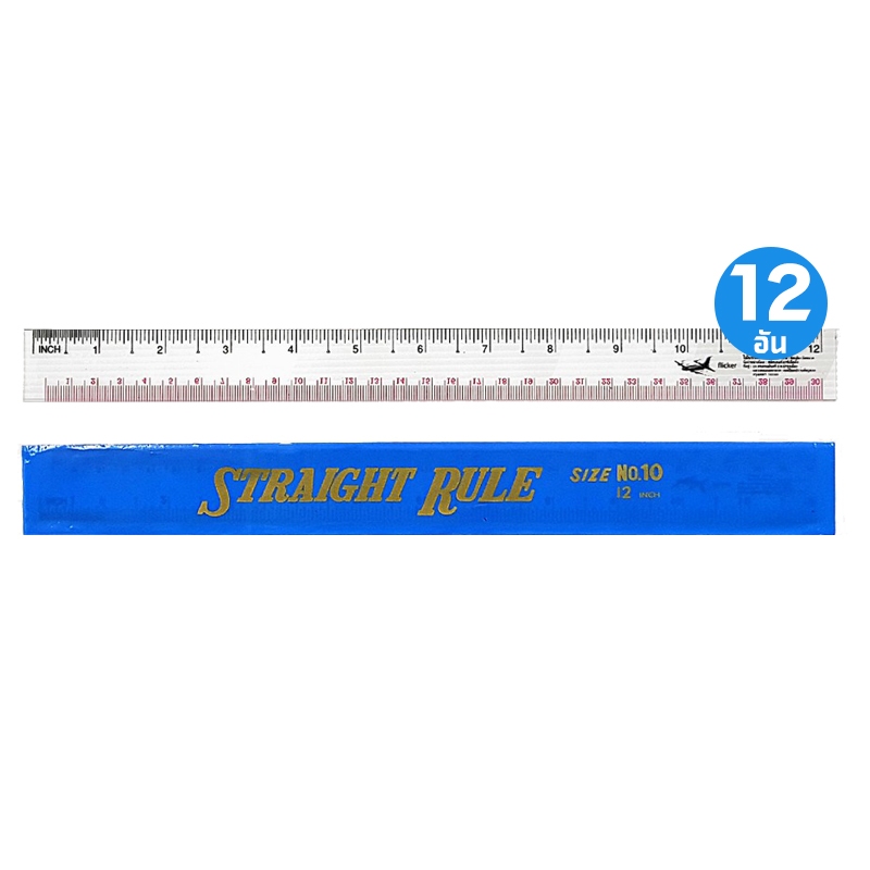 ️ (12 Pcs.) 12 Inch Clear PVC Ruler | Shopee Singapore