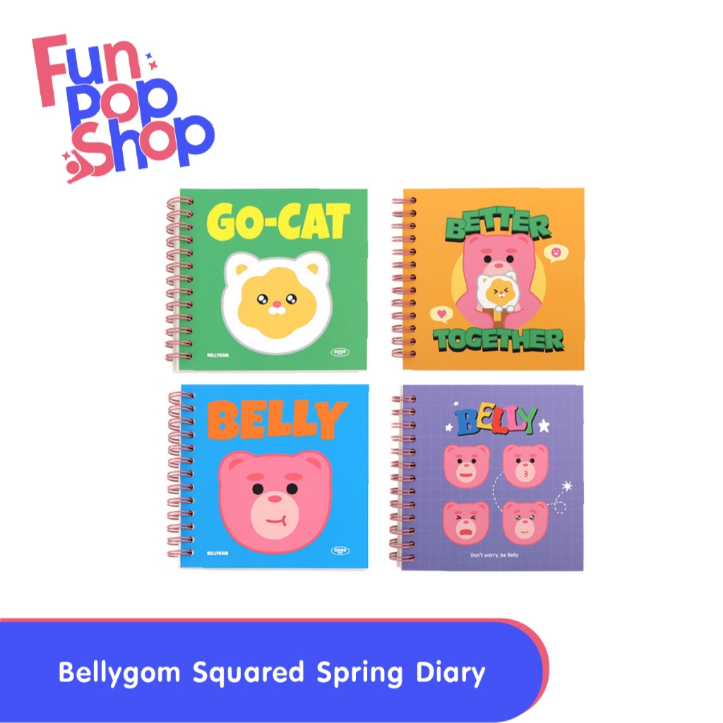 Bellygom Squared Spring Diary (Bellygom Square Wire Book) | Shopee ...