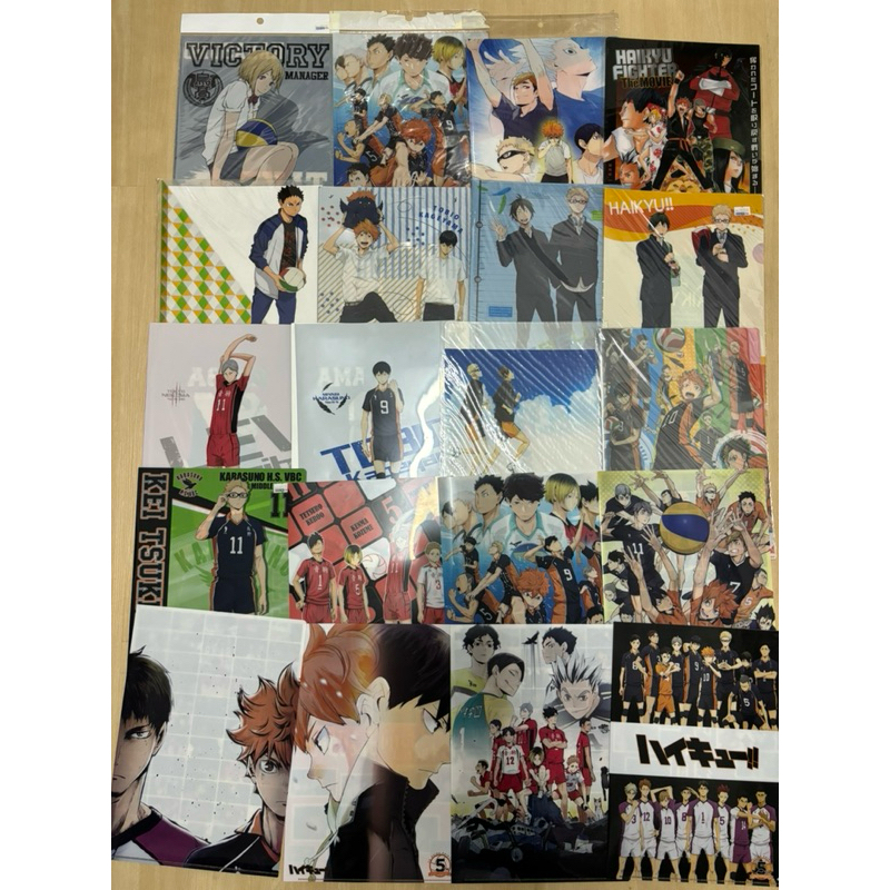 A4 Haikyuu File Folder!! Haikyuu!! A Pair Of Slaps In The Sky | Shopee ...