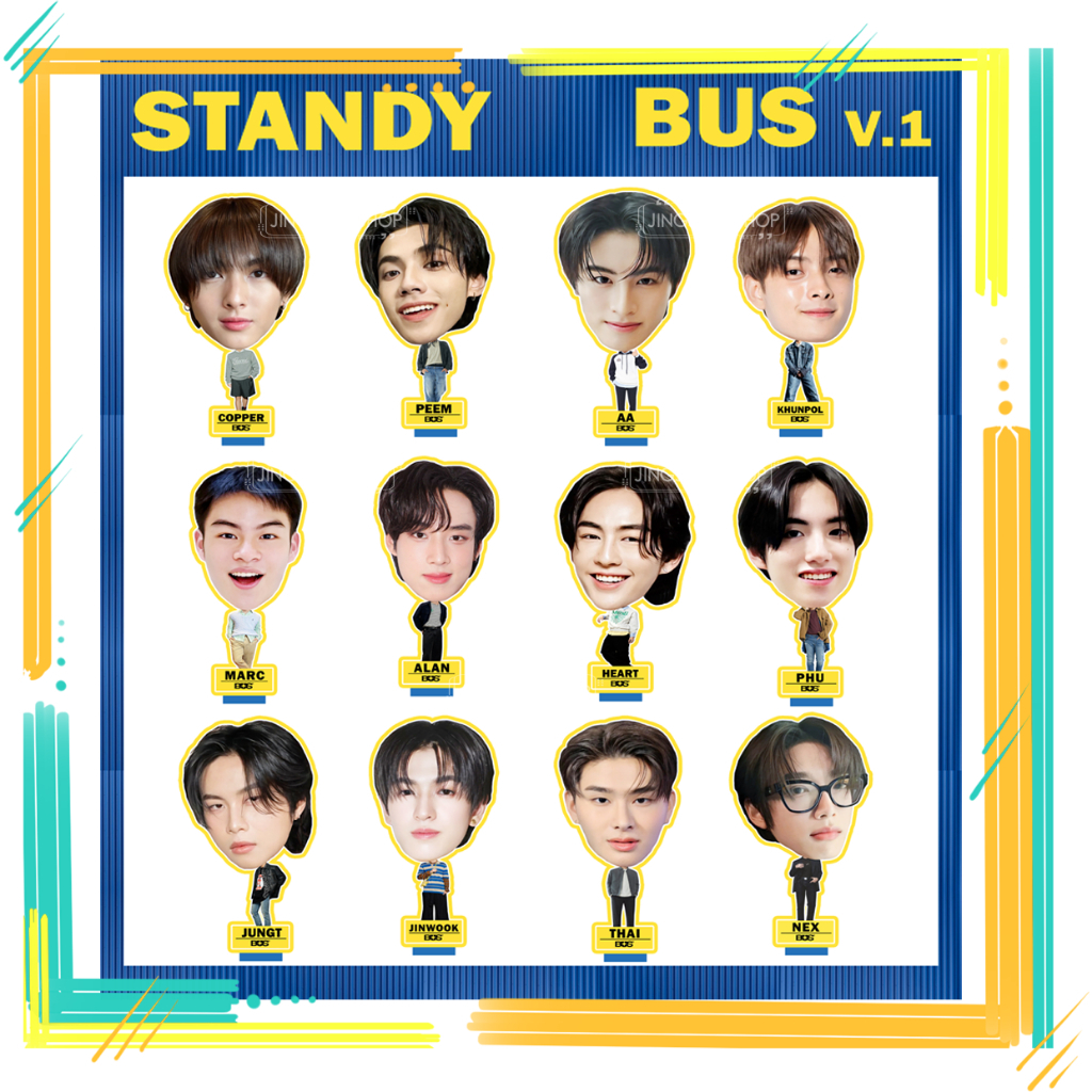 Standee Foam Board BUS Standy Because of you l shine V.1 | Shopee Singapore