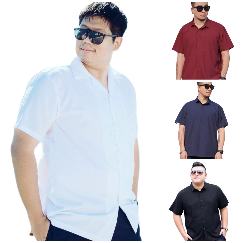 Fat Man Shirt 15 Colors plus size Chest 46-50 ”Soft And Smooth Fabric ...