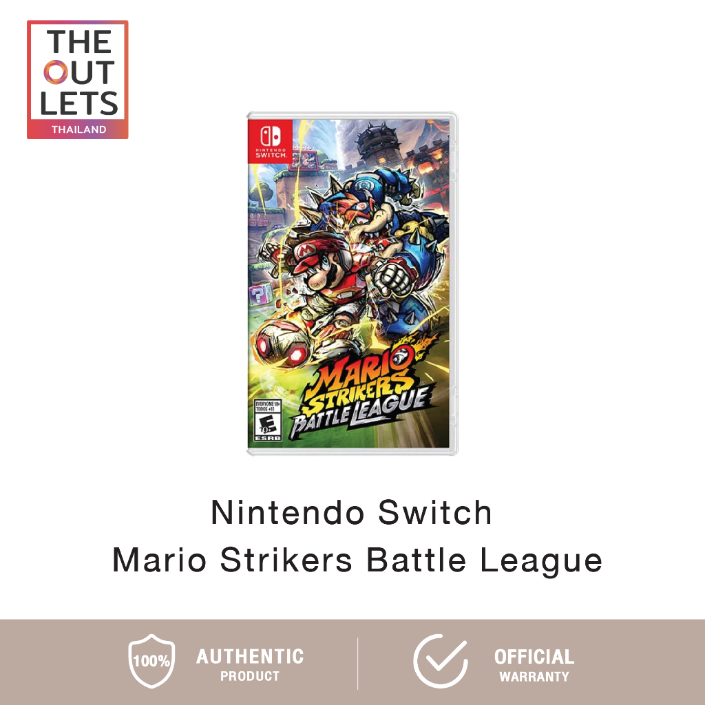 Nintendo Switch: Mario Strikers Battle League Switch Game Disc (Thai ...