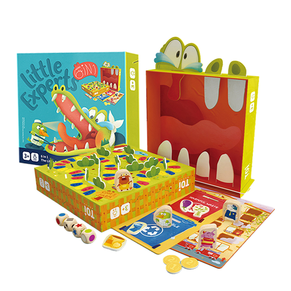 TOi-Little Experts 6 in 1 Game A Board For Children To Teach About ...