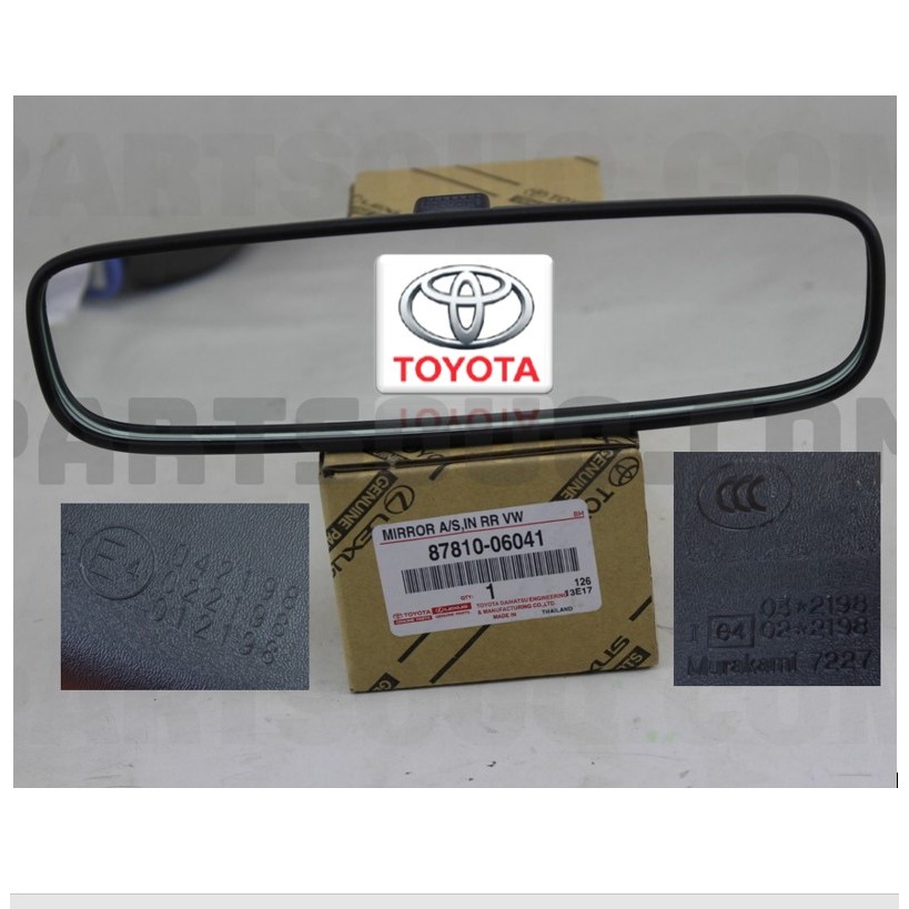 Genuine Toyota Car Rearview Mirror 1 Can Fit Vigo Vios Yaris Fortuner ...