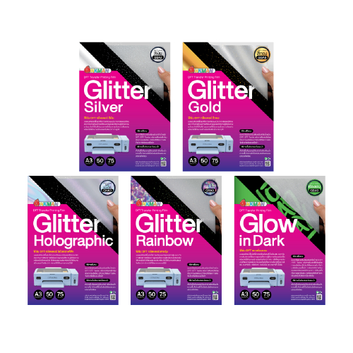 DFT GLITTER Dual Use Glittering Film Sheet Printer A3/A4 Size | Shopee ...