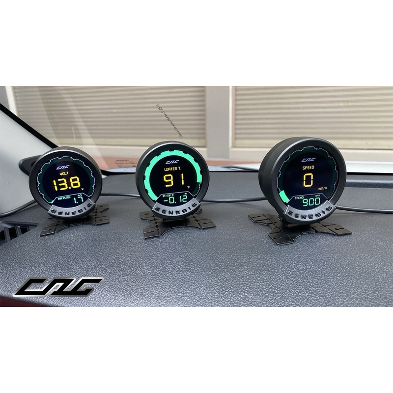 Set Of 1 Gauges Cag Genesis Led Genuine Obd2 System Gauge Monitor ...