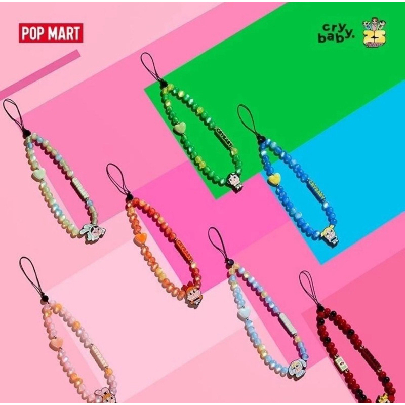Pop Mart CRYBABY x Powerpuff Girls Mystery Box Mobile Phone Hanging ...
