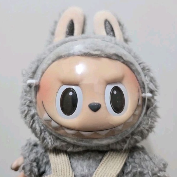 Labubu Mask V1 V2 >> New Model Black Face Not Stuck In The Nose Soft ...