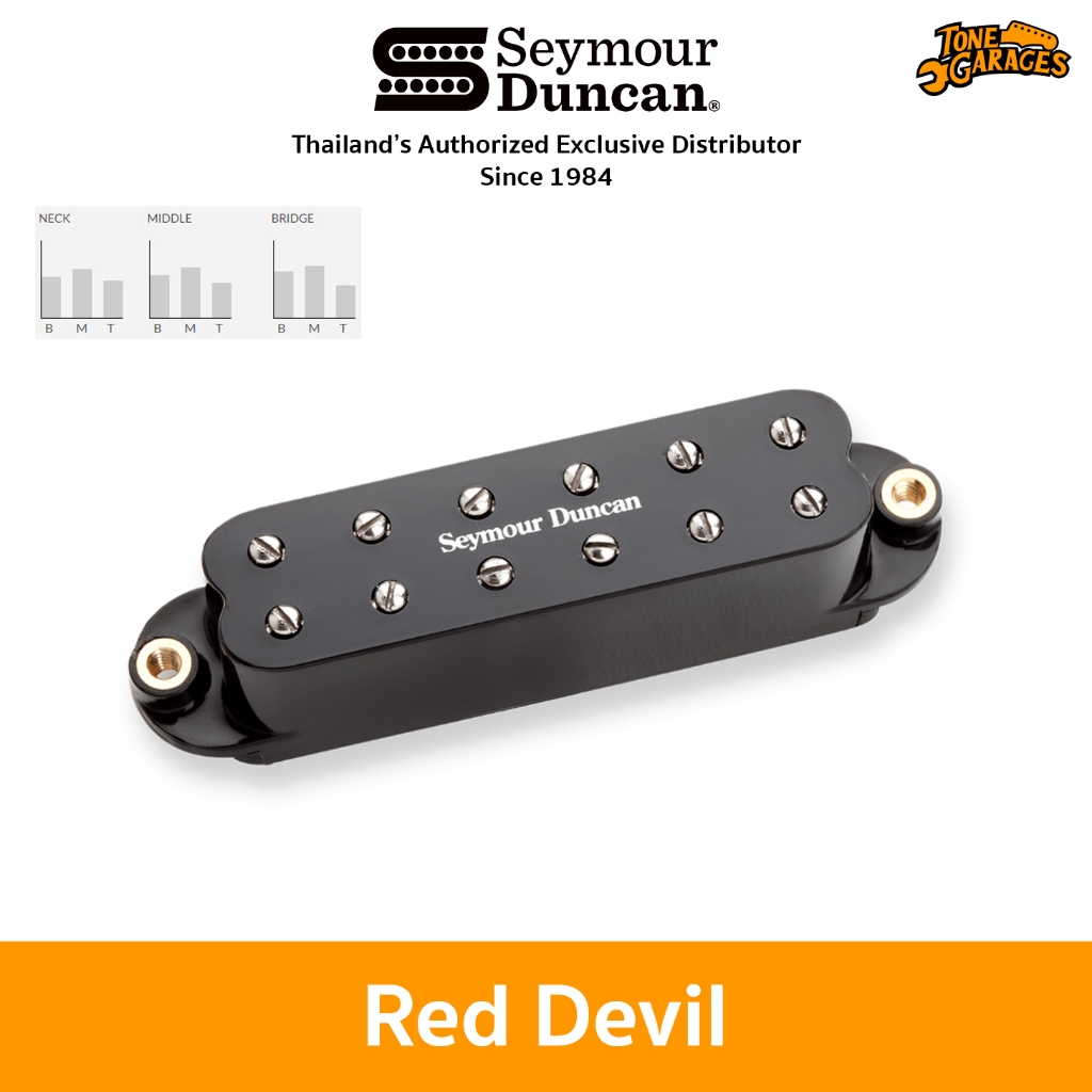 Seymour Duncan Red Devil Billy Gibbons' Strat Pickups 6 String Electric ...