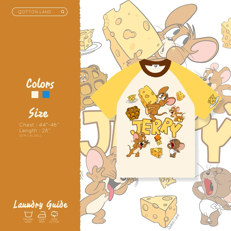 QL Jerry Cheese Oversized Tee | Shopee Singapore
