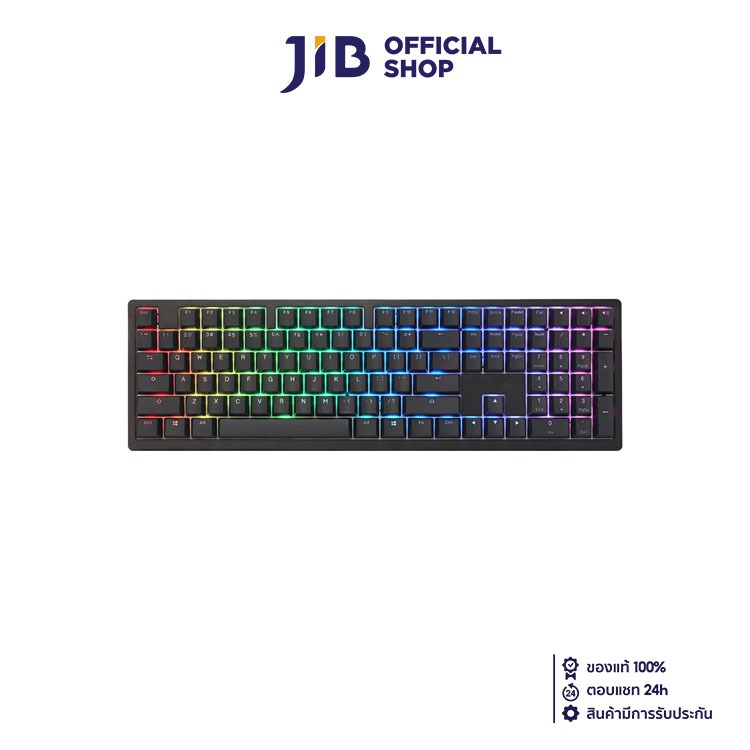 WIRELESS KEYBOARD (WIRELESS KEYBOARD) DUCKY ZERO 6108 (BLACK) (CHERRY ...