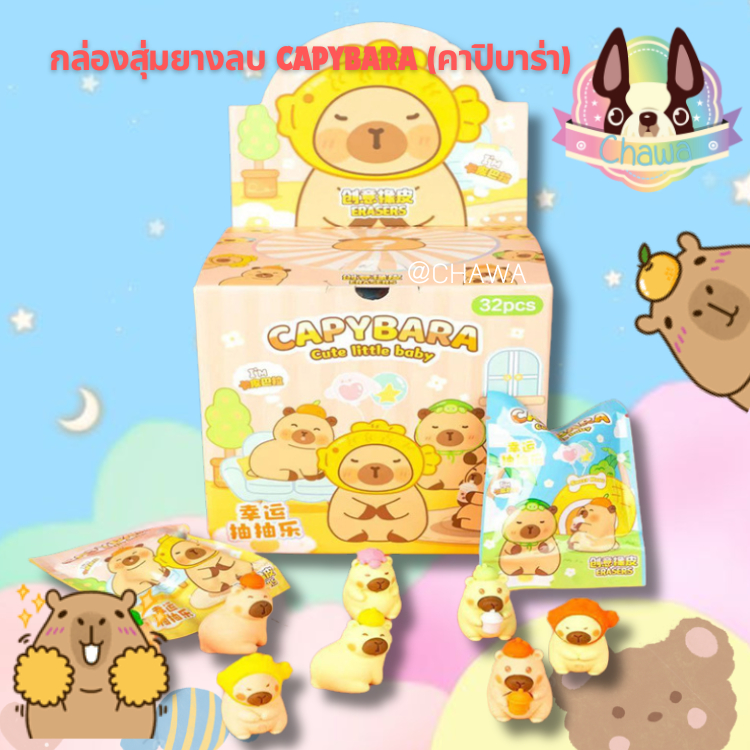 CAPYBARA Eraser Random Box Has A Pleasant Smell The Pattern Is So Cute. | Shopee Singapore