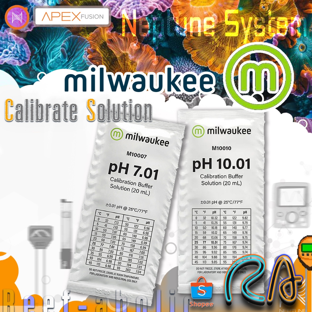 Reef-aholic Milwaukee PH Caliber For Calibration Various Monitoring ...