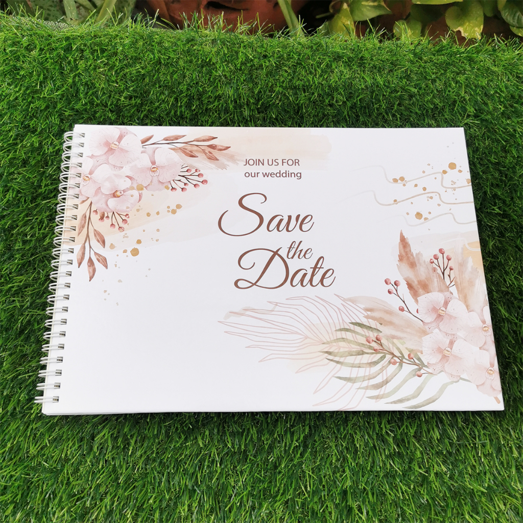Save the date Note Book A4 Size For Wedding Greetings | Shopee Singapore