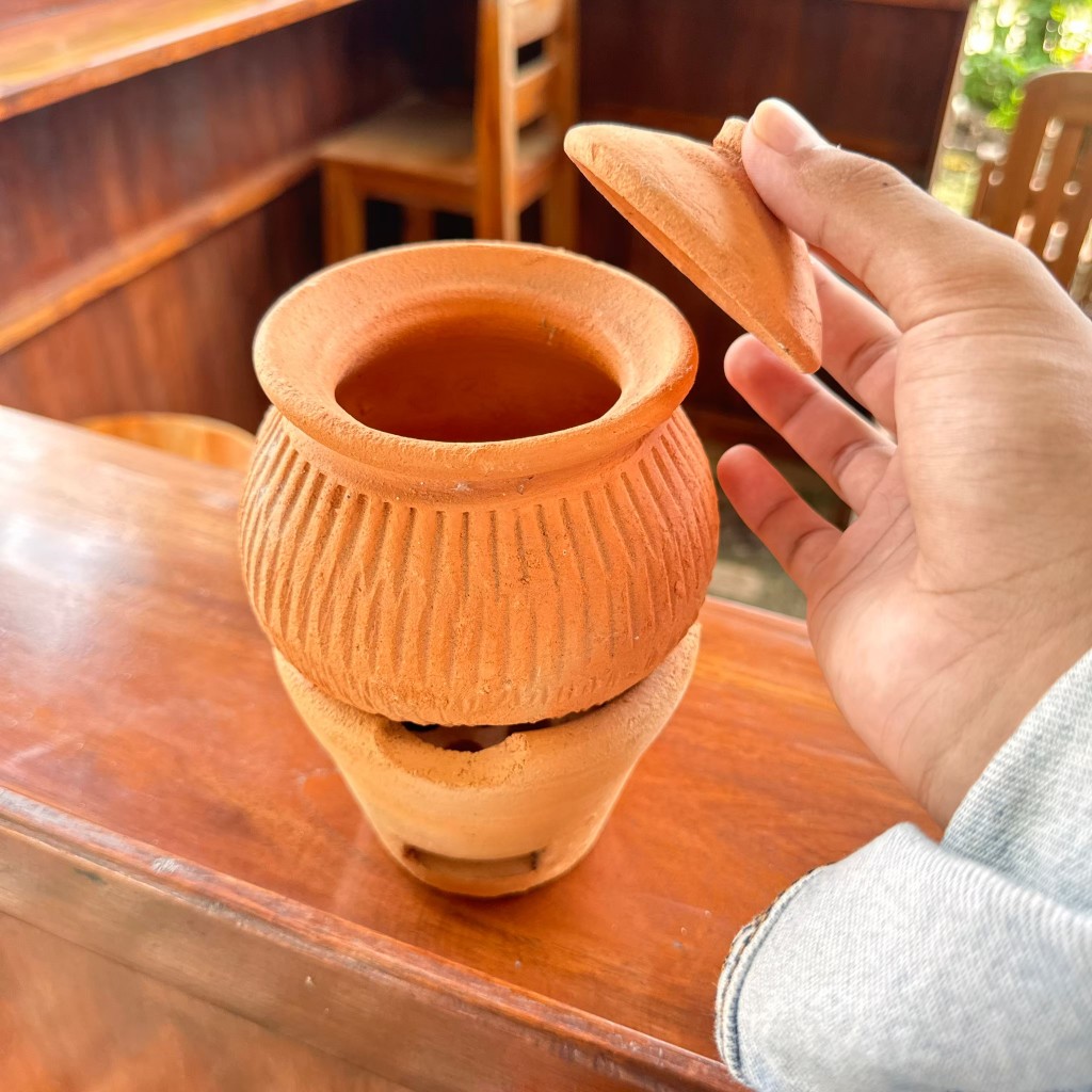 Salt Pot Set + Mini Charcoal Stove (Can Be 1 Of 2 Pieces) Can Displayed ...