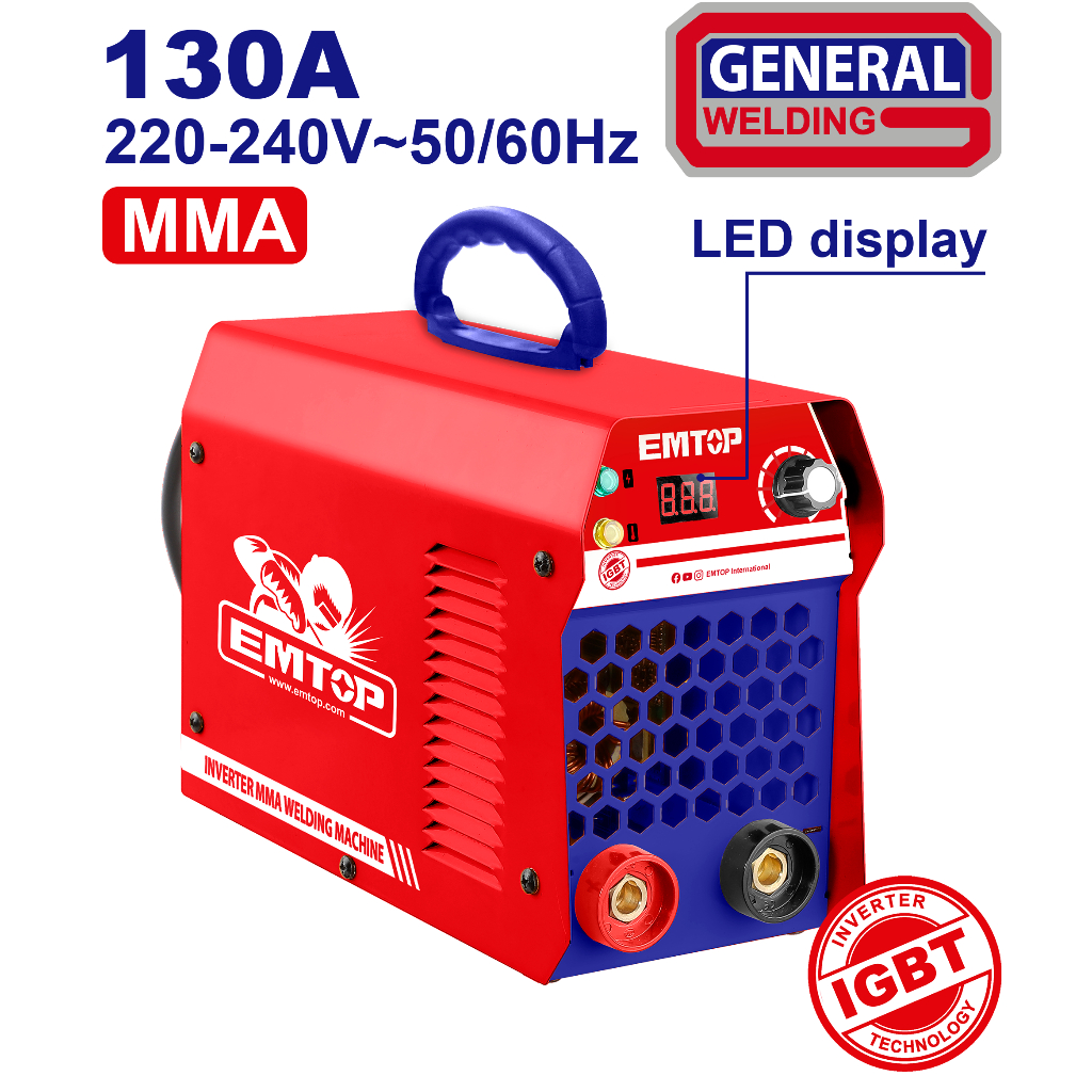 EMTOP Inverter Welding Machine Model EWDEM13501 | Shopee Singapore