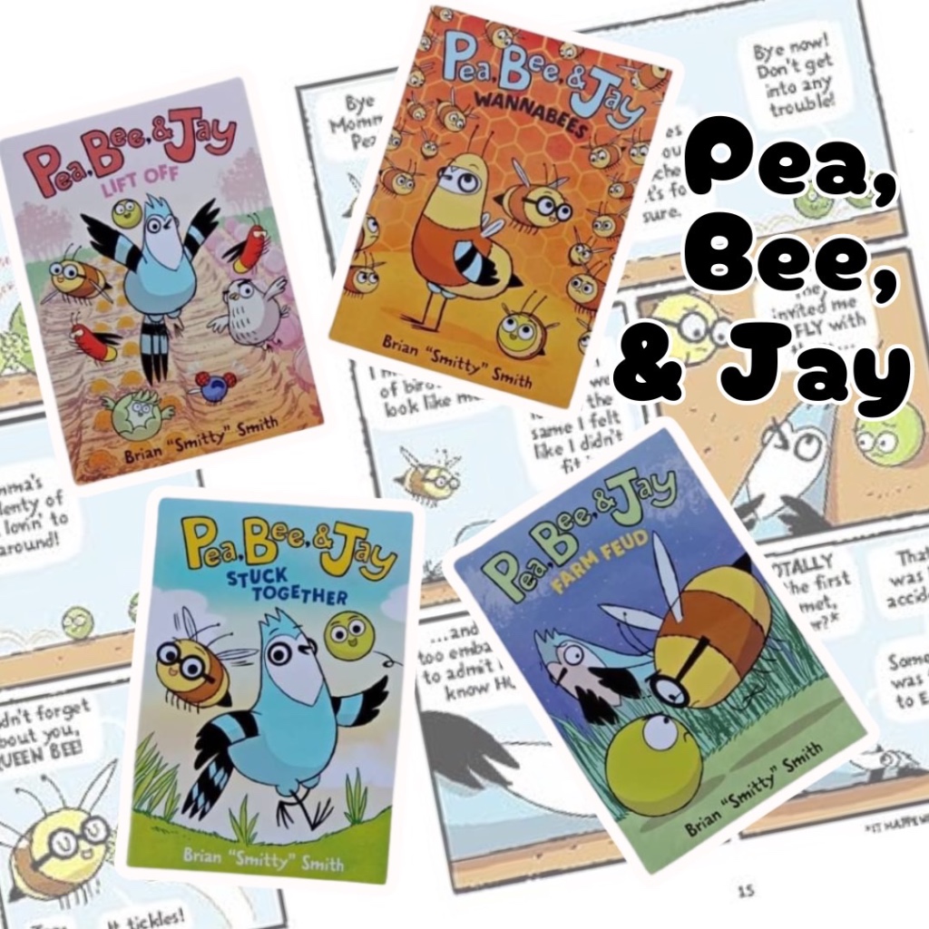 Pea Bee and Jay Series Books Set Of 4 comic graphic novel children ...
