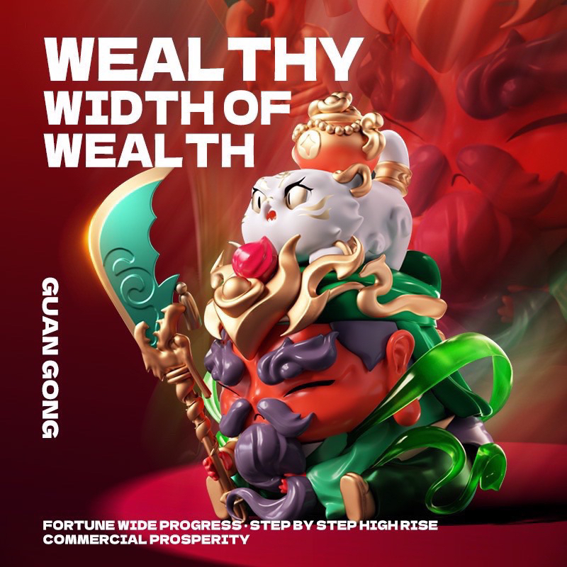 !! Random Box of FuFuTieTie Five Gods of Wealth Figure 1 | Shopee Singapore
