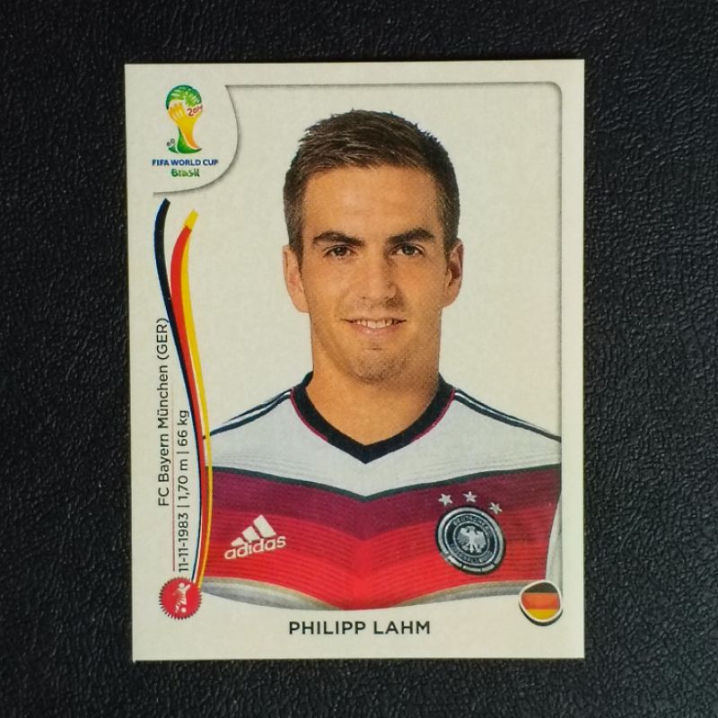 Soccer Sticker Philips Lham PHILIPP Lawm PANINI 2014 FIFA WORLD CUP ...