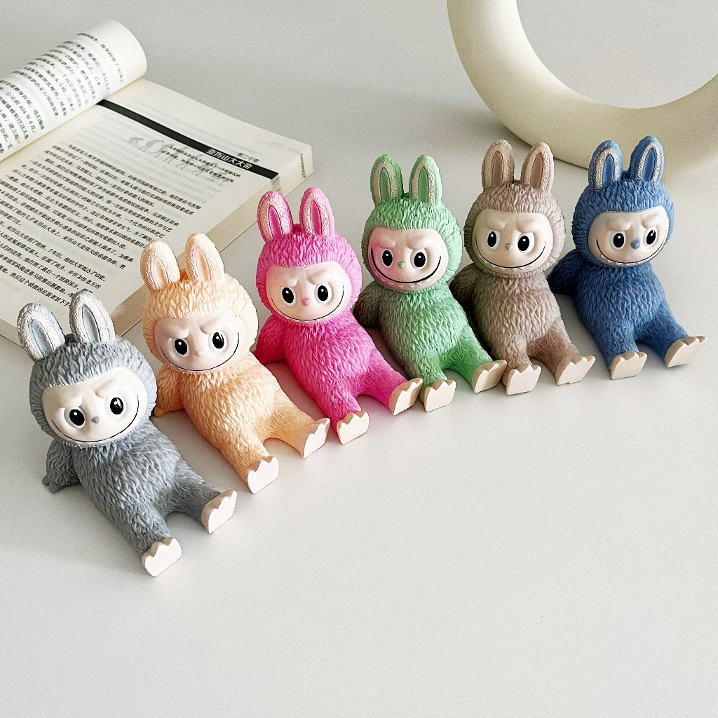 At Thailand Phone Stand Cute Cartoon Pattern labubu Rotating Head Large ...