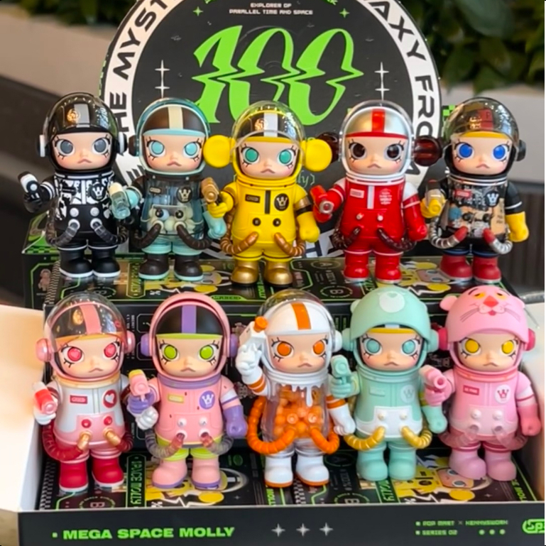 Authentic Pop Mart MEGA Collection Series Molly1 Figure Jasmine V2 ...