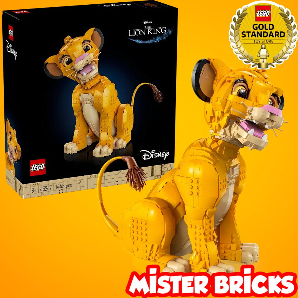 LEGO Disney Young Simba (43247) – The Lion King 30th Anniversary Animal ...