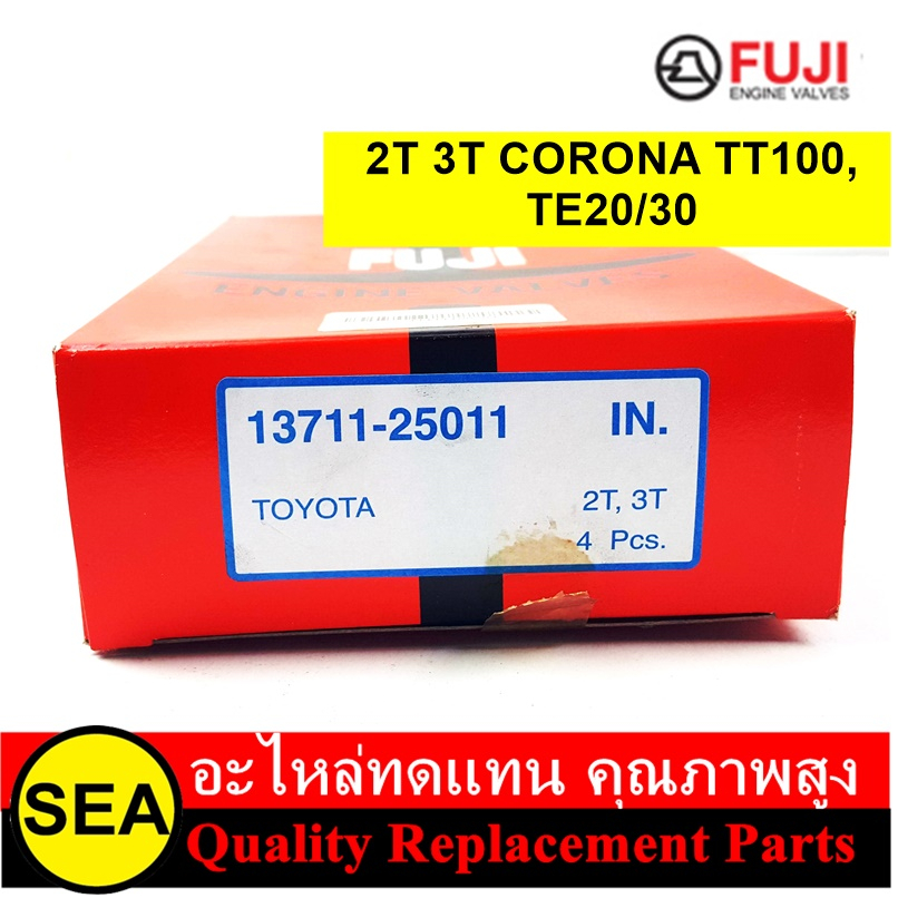 FUJI Valve Intake Exhaust 2T 3T CORONA TT100 TE20/30 TOYOTA (Qty Per ...