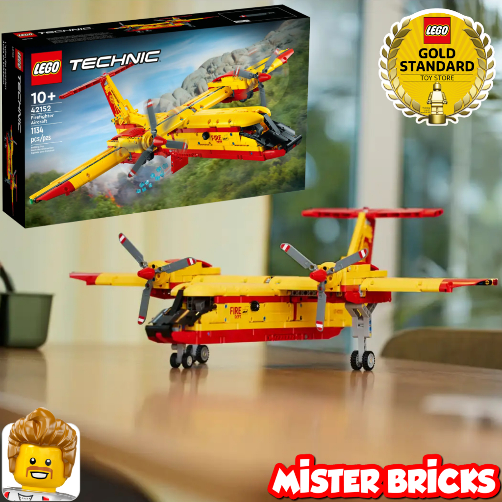 LEGO Technictm Firefighter Aircraft 42152-Advanced Aerial Model Set ...